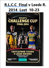 Cas Tigers Heritage Project - programme